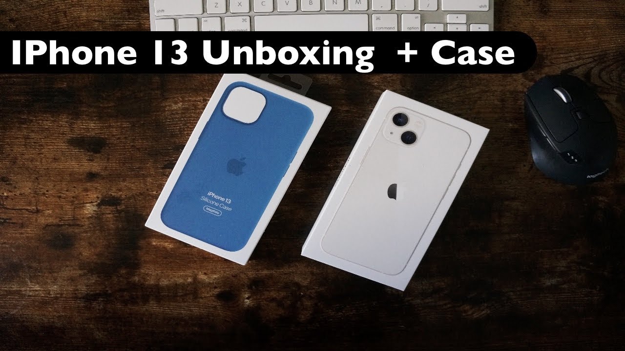 Apple iPhone 13 unboxing w/ Case - YouTube