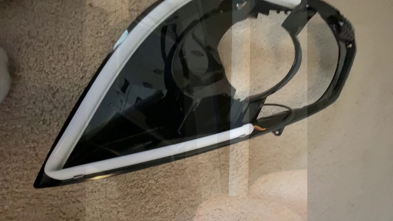 CUSTOM DEPO HEADLIGHTS INSTALL 350Z (LED STRIP, HALO AND DEMON EYES ...