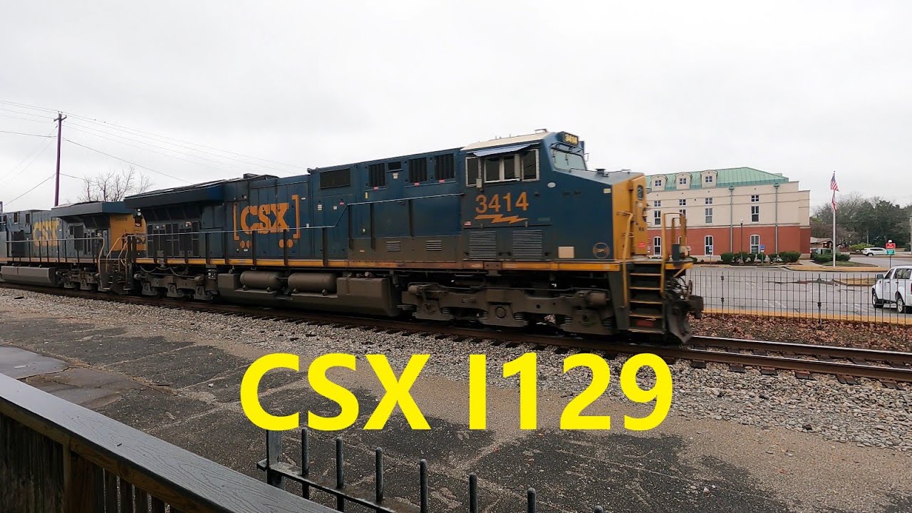 CSX I129 in Athens with 3414, 5458 - YouTube