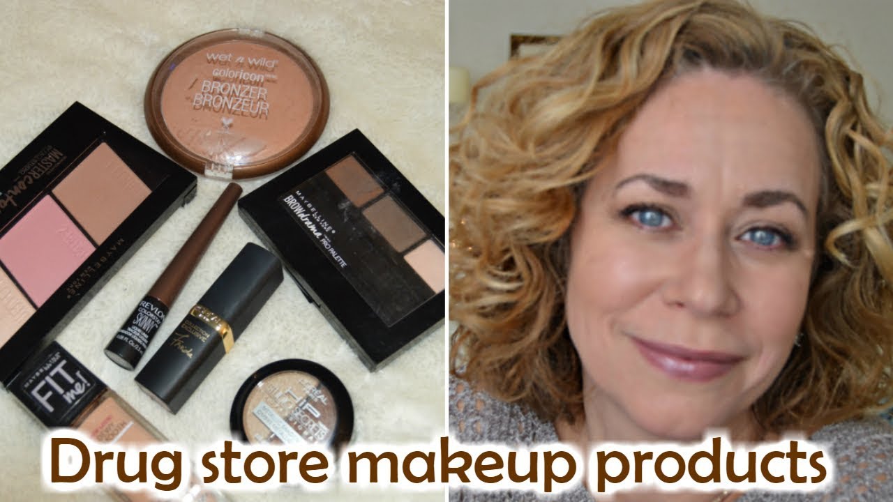 Makeup look using drug store products - YouTube