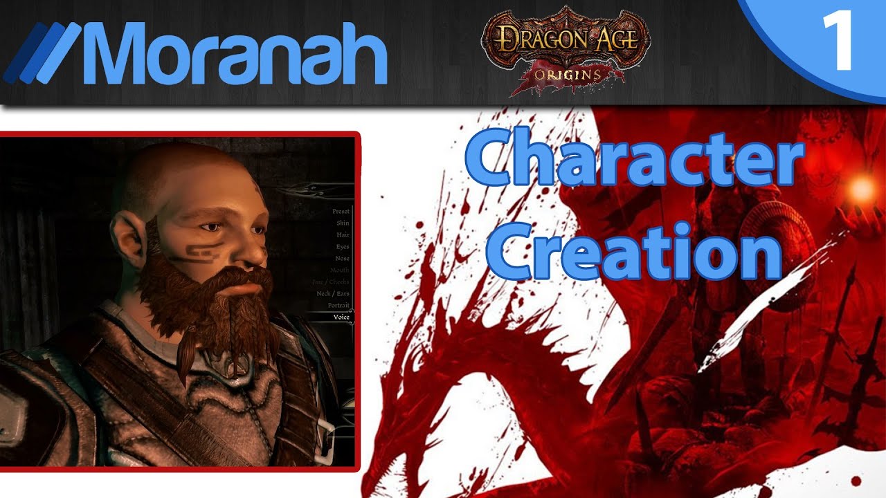 Dragon Age: Origins - 1 - Character Creation - YouTube