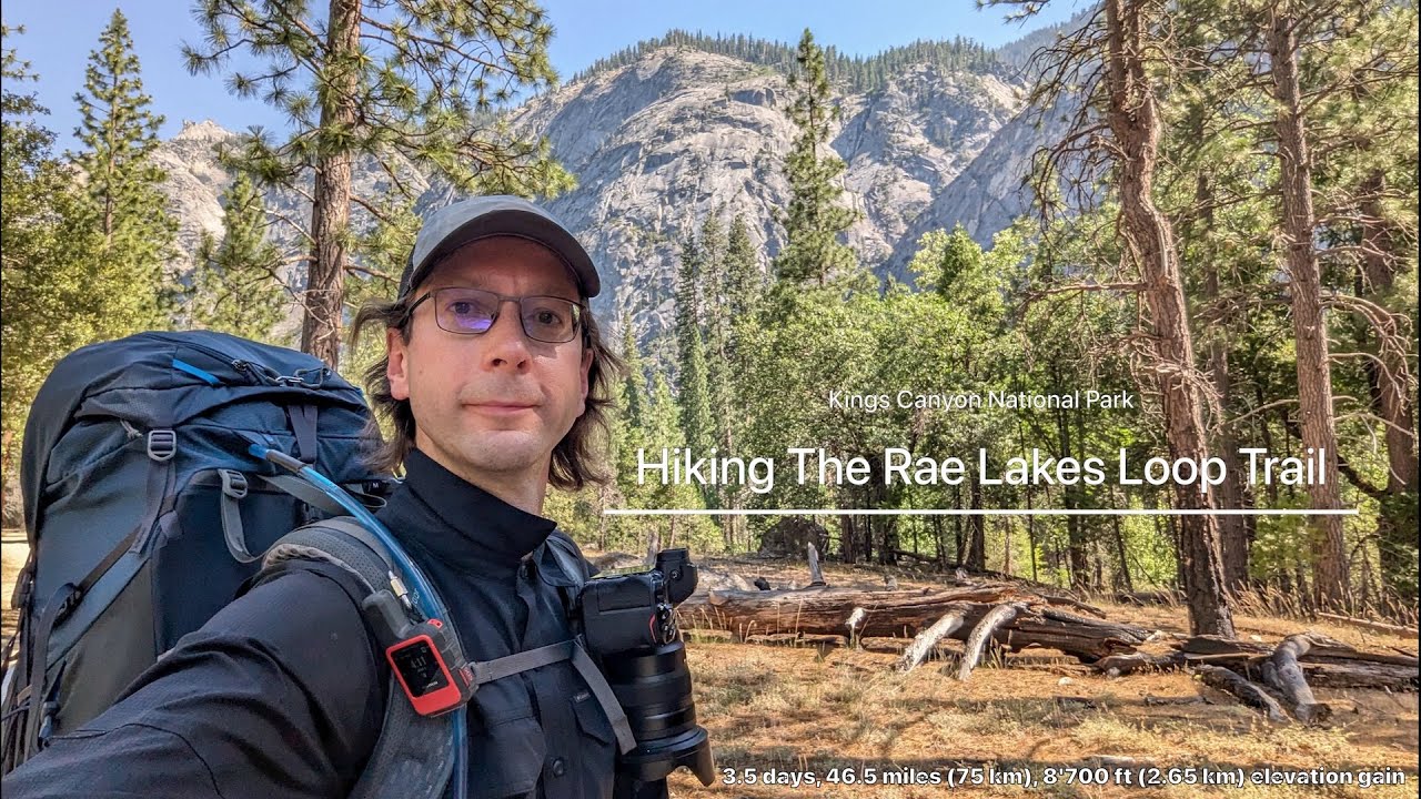 The Rae Lakes Loop Silent Hiking - YouTube