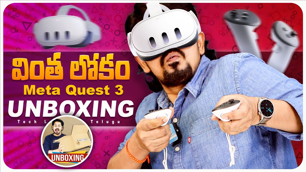 Meta's Oculus Quest 3 Mixed Reality Headset Unboxing and Review 🔥 - YouTube