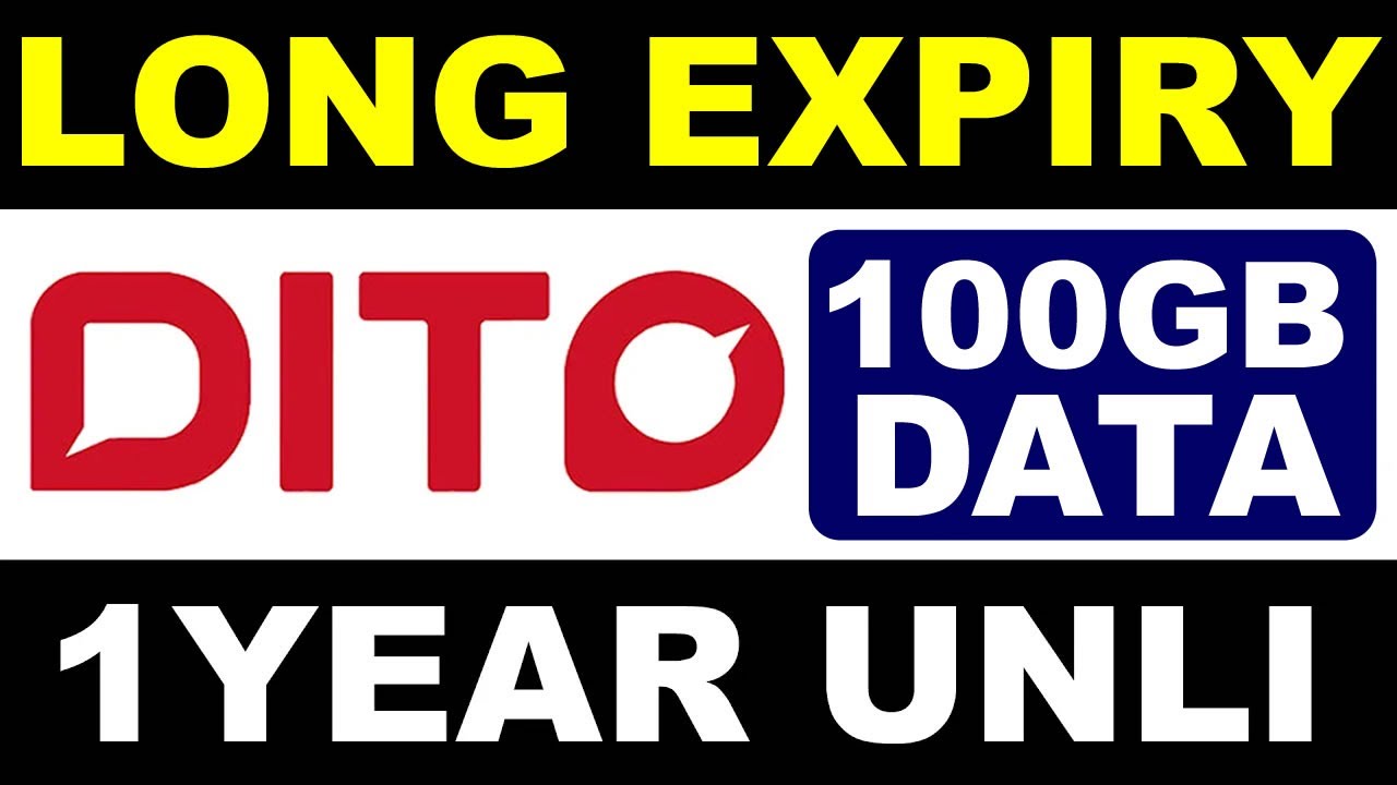 How to load DITO LONG EXPIRY Promo | 1year validity | 40GB - 100GB data ...