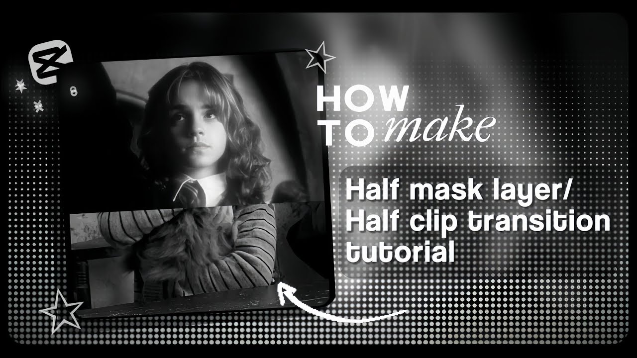 half mask layer transition on capcut (easy) - YouTube
