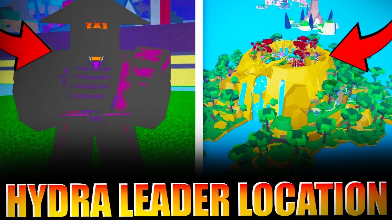 Where is Hydra Leader Boss in Blox Fruits (EXACT Location!) - YouTube