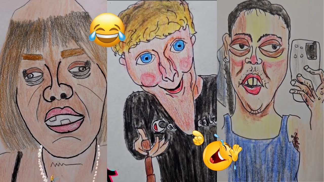 The Most Ridiculous Scribble Portraits That’ll Have You Crying Laughing ...