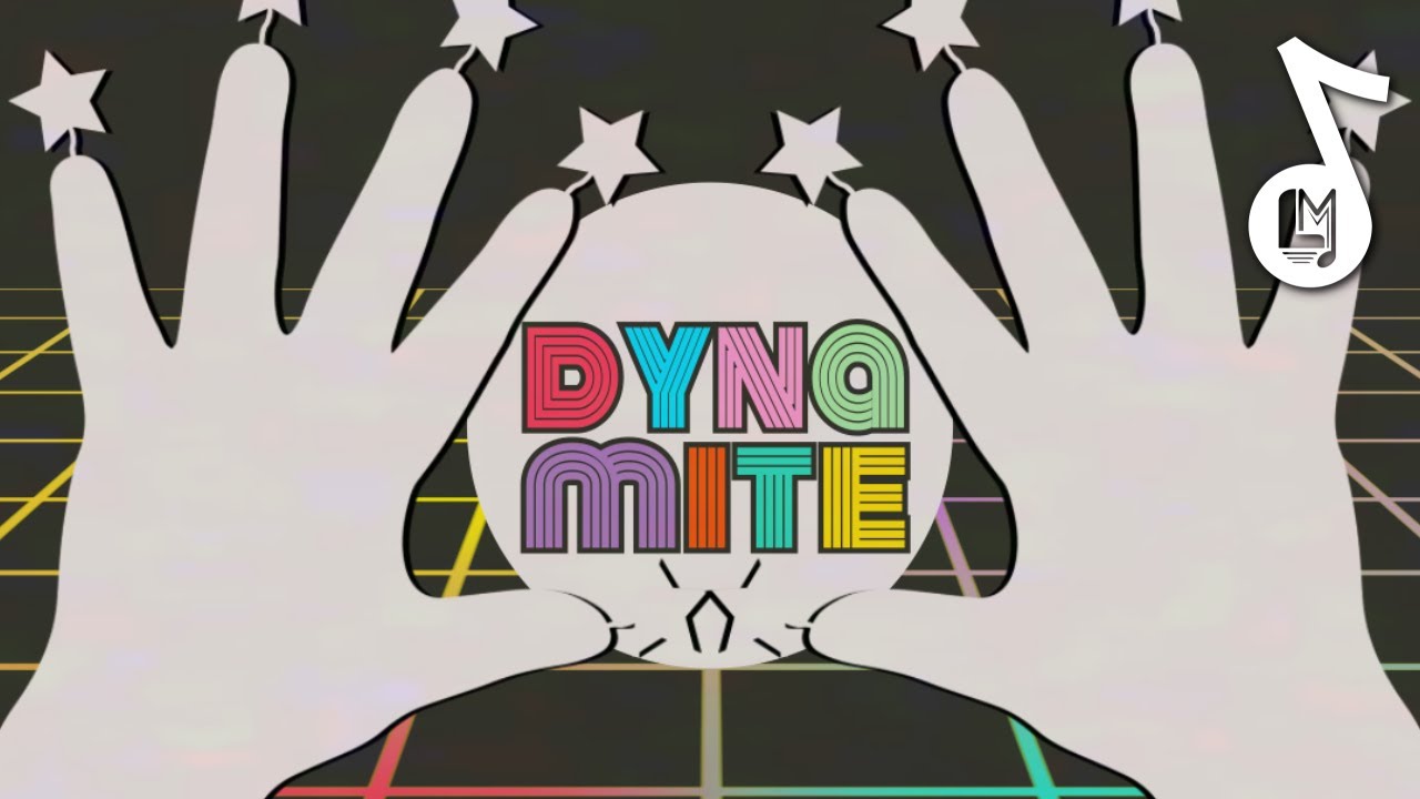 KINETIC TYPOGRAPHY | BTS - Dynamite (Lyrics) - YouTube