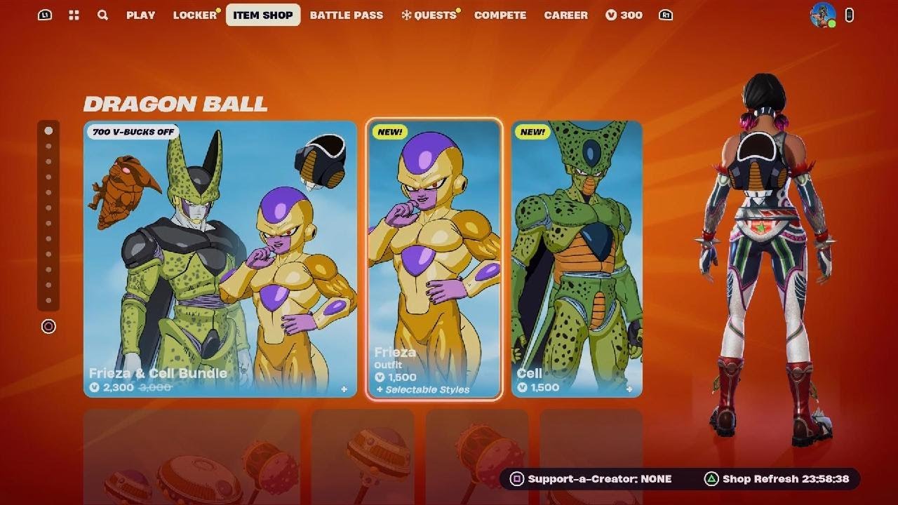 Cell Skin Gameplay In Fortnite - YouTube