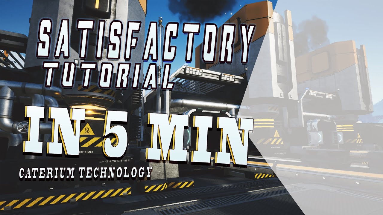 Satisfactory Tutorial in 5 Minutes E20: Caterium technology - YouTube