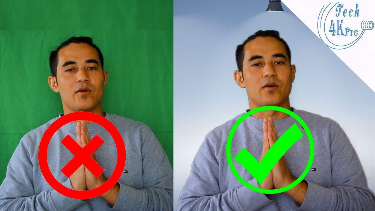 How to setup Green Screen at home - Green Screen Low Budget - YouTube