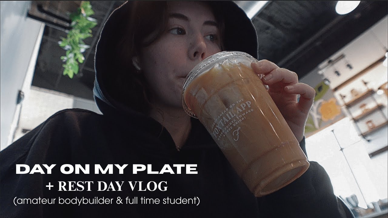 rest day VLOG as an amateur bodybuilder - YouTube