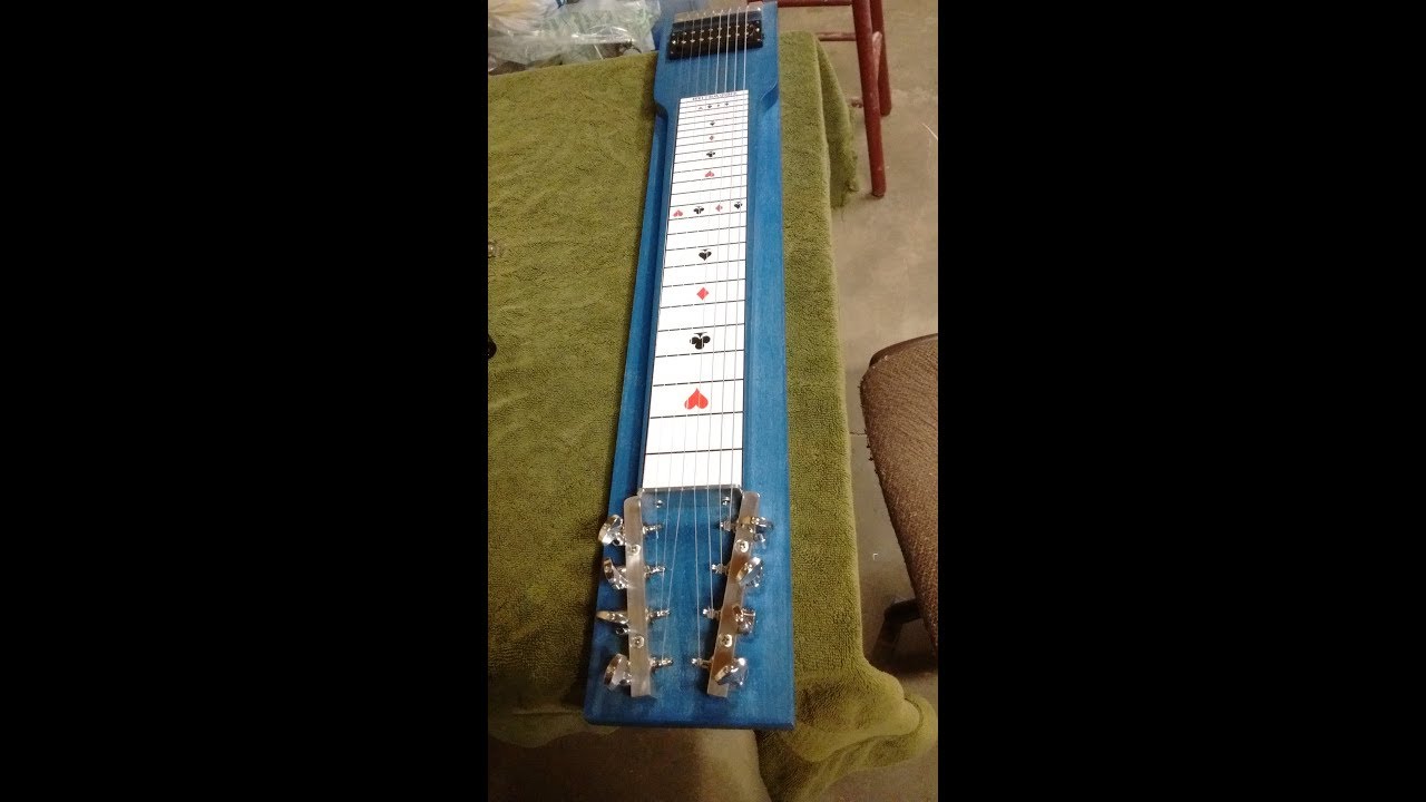 Miller Custom 8 string lap steel guitar demo - YouTube