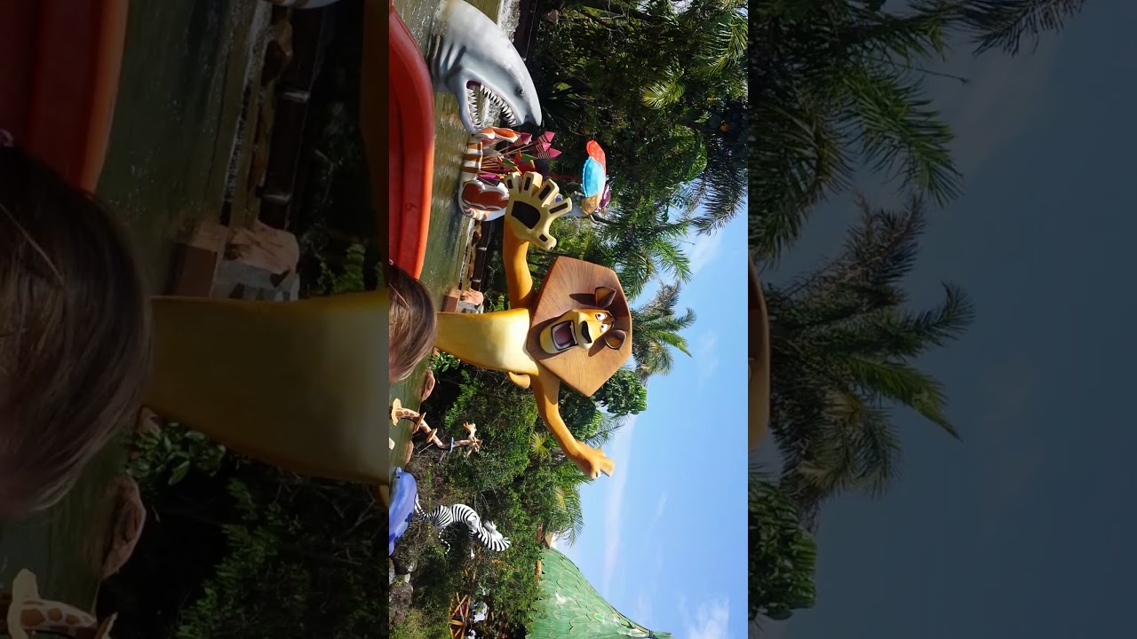 Beto Carrero World- Madagascar Crazy River Adventure (Completo) - YouTube