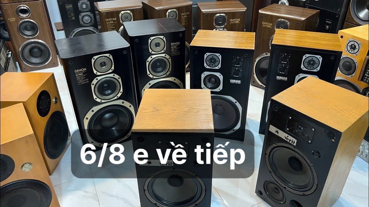 6/8 e về tiếp | 20 cặp loa mỹ | | đài cattsset sharp 888| | 15 âm ly ...