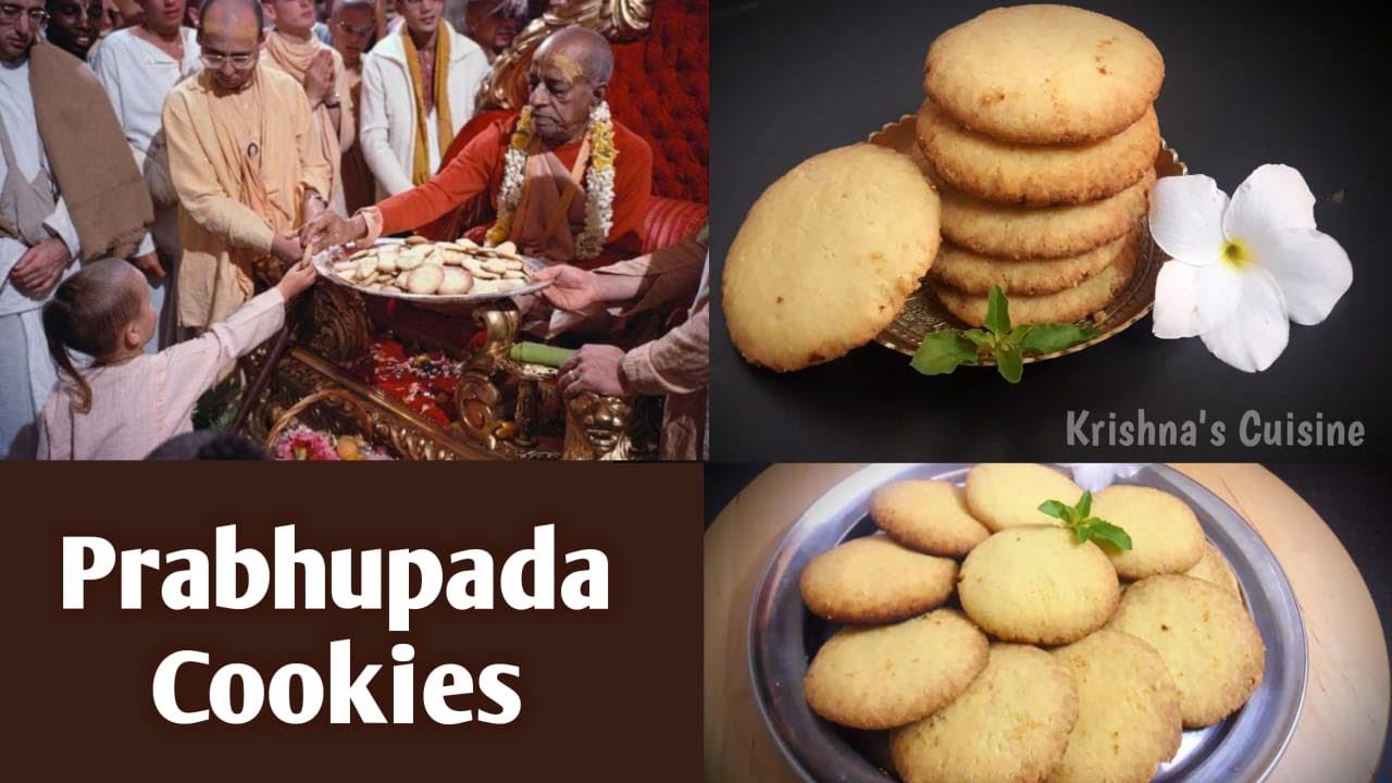 Prabhupada Cookies || Iskcon Cookies || Krishna's Cuisine # ...