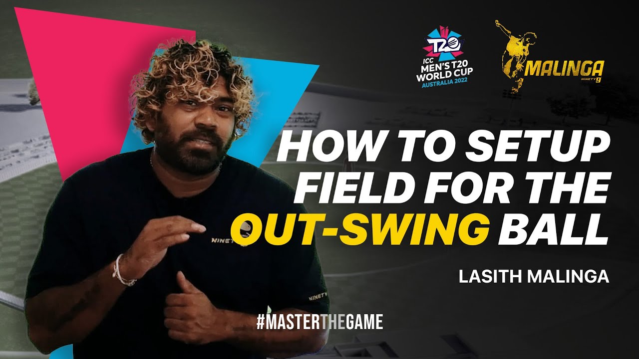 How to bowl a Perfect Outswinger and Setup the Field | Lasith Malinga | MasterTheGame - YouTube