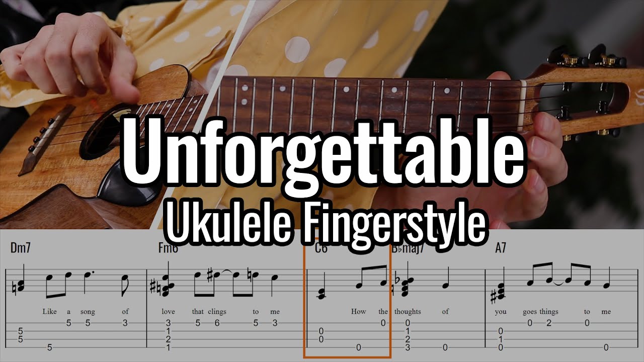 Nat King Cole - Unforgettable (Ukulele Fingerstyle) - YouTube