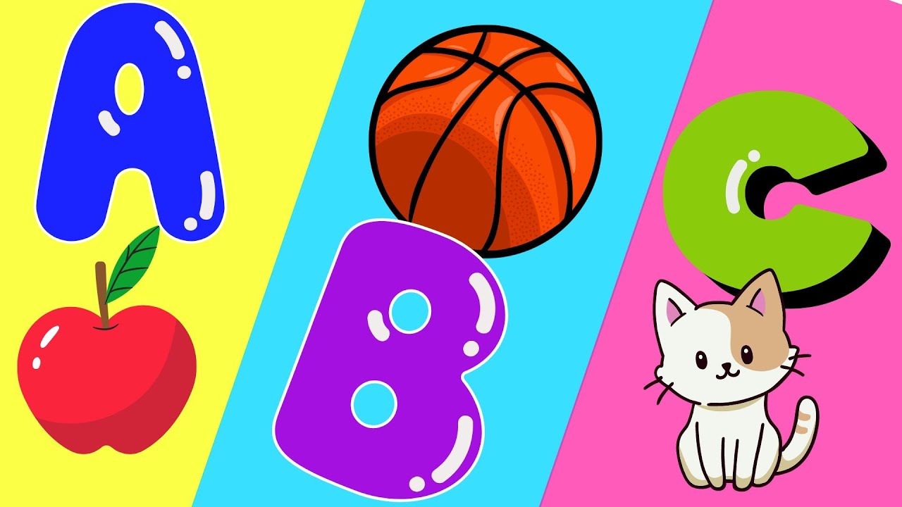 Learn Alphabets A to Z labcd with examples | A for Apple | Alphabets ...