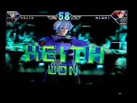 Psychic Force 2012(Dreamcast)-Keith vs All Characters - YouTube