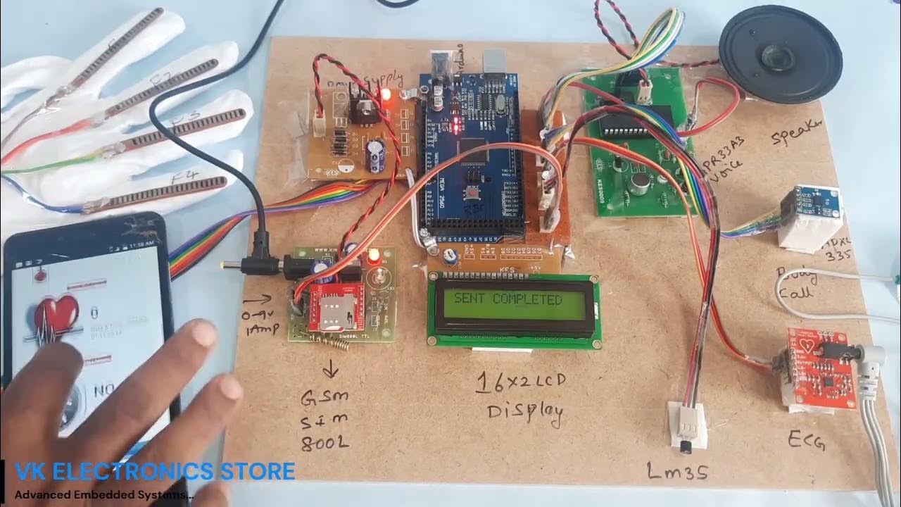 IoT Based Automated Paralysis Patient Healthcare System ESP32 & GSM - YouTube