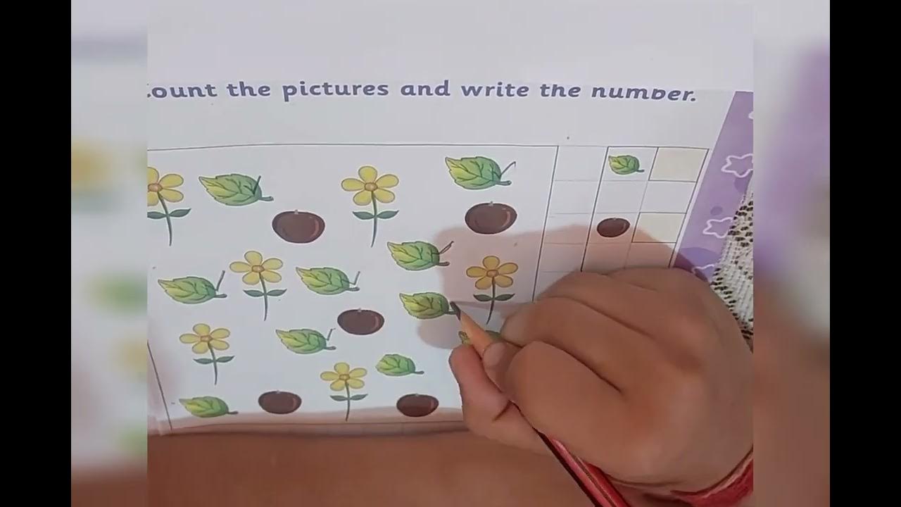 Count the pictures and write the number - YouTube