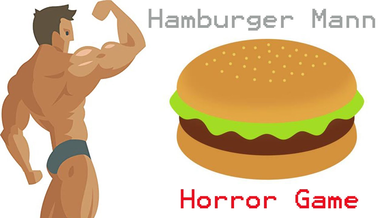 นักกล้ามกับแฮมเบอเกอร์ของเขาThe Hamburger man[HORROR GAME] - YouTube