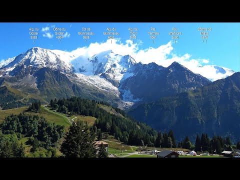 Bergpanorama vom Col de Voza, 1653 m - Chamonix-Mont-Blanc | Haute-Savoie