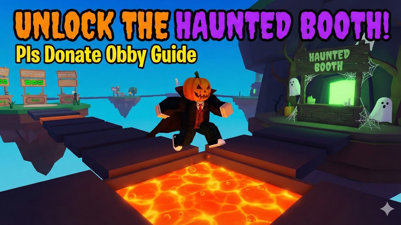 How to Get the HAUNTED BOOTH! 👻 (Pls Donate Walkthrough) - YouTube