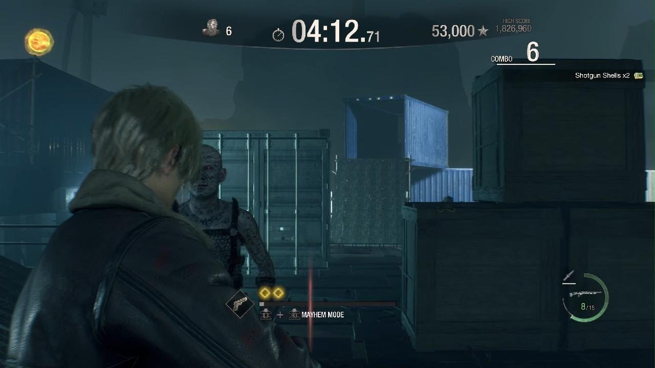 PS5 RE4_REMAKE Mercenaries pro Run leon Dock - YouTube