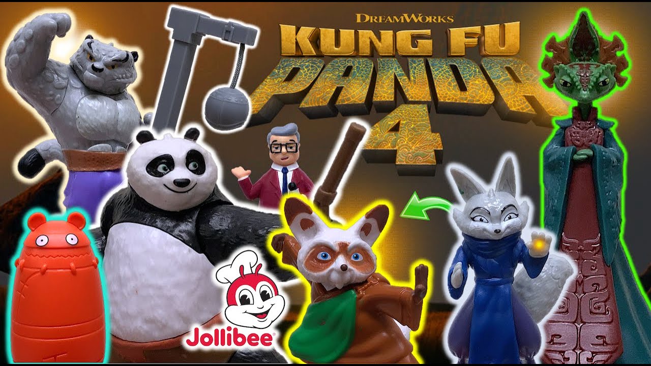 Kung Fu Panda 4 - Colección de Jollibee (Asia) | TOY SHOTS (2024 ...