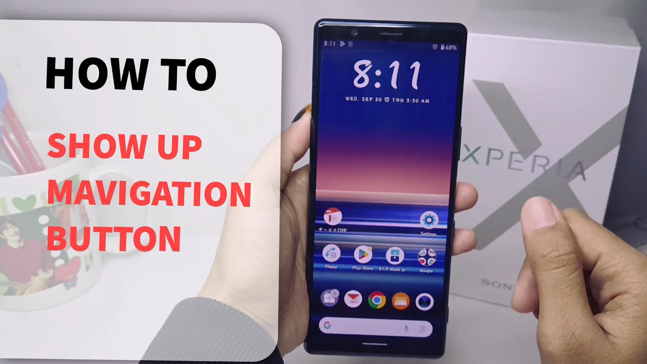 How To Use Full Screen Navigation Sony Xperia | Sony Xperia Gesture ...