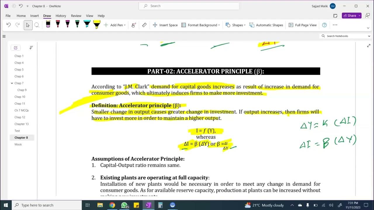 Accelerator Principle-Chap 08- PRC 3 - YouTube