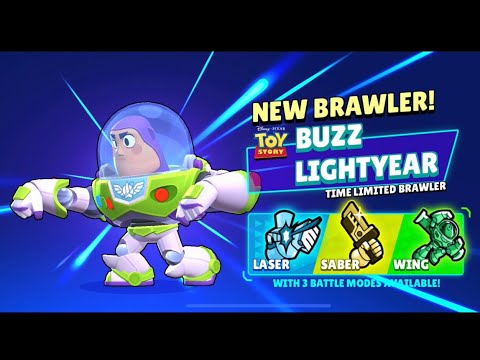 Free Buzz Lightyear Brawler Showcase - Brawl Stars - YouTube