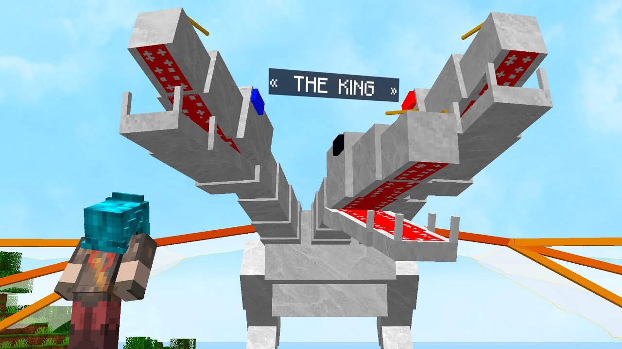 FUI ENFRENTAR O THE KING E ISSO ACONTECEU NO MINECRAFT ORE SPAWN - YouTube