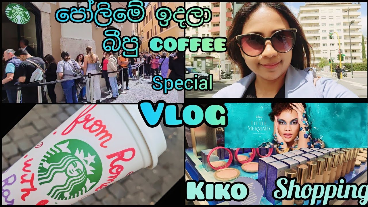 VLOG - Rome STARBUCKS store opening | Kiko Milano Disney collection ...