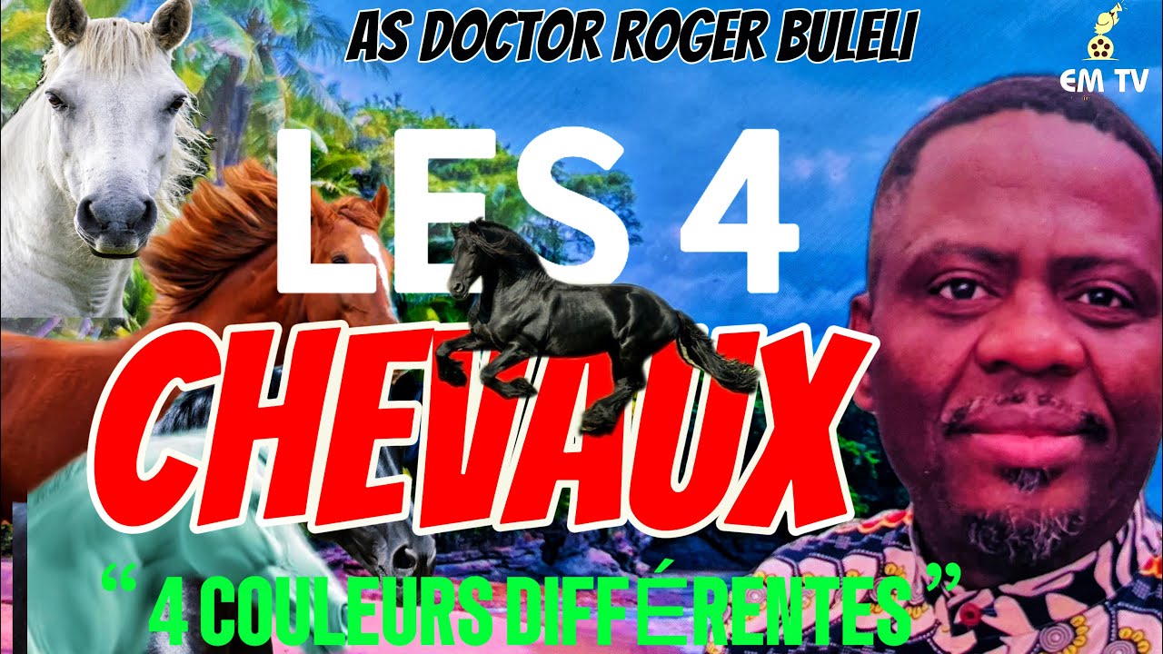 LES 4 CHEVAUX 🐴,QUI ONT 4 COULEURS DIFFÉRENTES ET MYSTÈRE DE LA FEMME 👩 ...