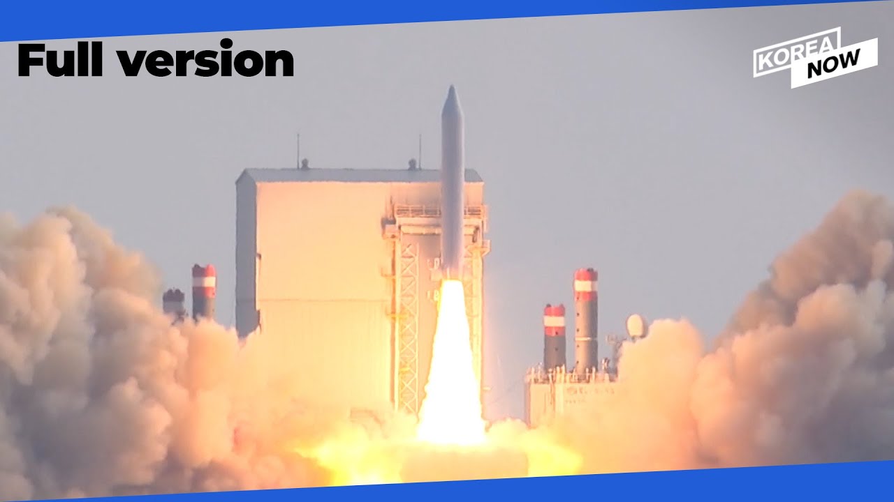 S. Korea successfully conducts third solid-fuel space rocket test - YouTube