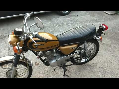 1971 Honda CL100 - YouTube