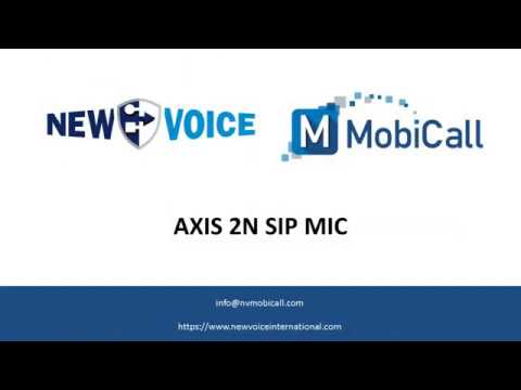 NewVoice MobiCall - 2n SIP mic Introduction and Installation - YouTube