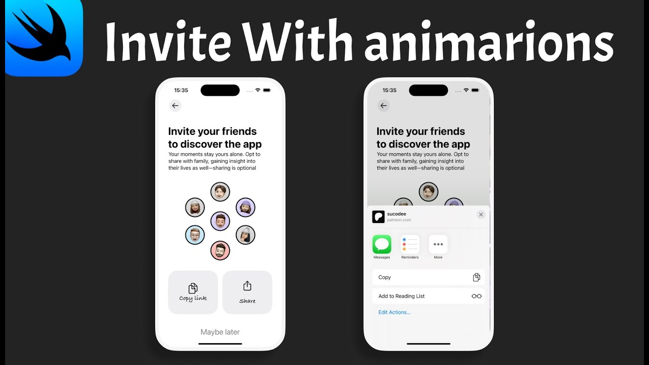 Swiftui Tutorial Sharing And Copy Link Youtube 1148
