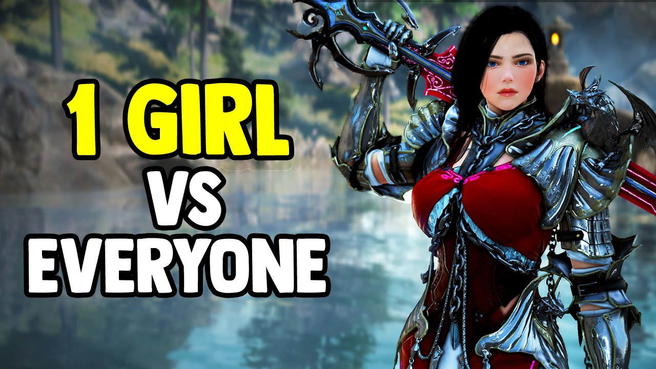 BDO - 1 Girl Vs Everyone (Drakania Succession PvP) - Zero Pay To Win Ep 79 - Black Desert Online ...
