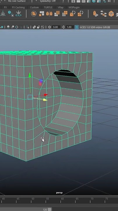 Maya tutorial ( How to make a circle shape)#3d #3dmodeling #maya #mayatutorial #shorts #only3d ...