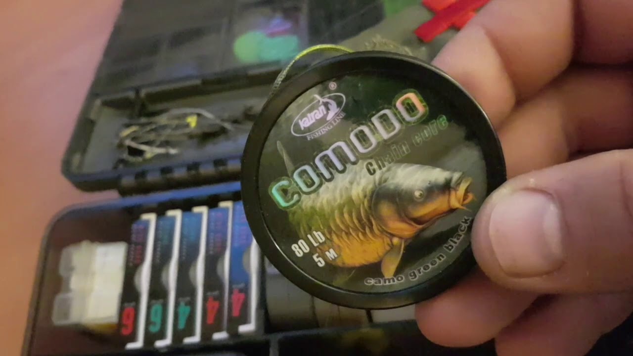 Korda Tackle Box & Katran Fishing line - YouTube