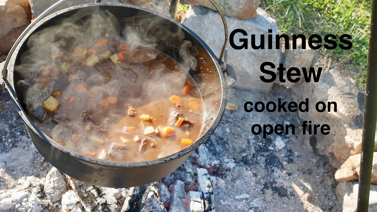 Cooking Over Fire - Guinness Irish stew (Blind Blake) - YouTube