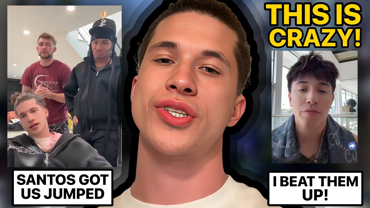 2K's Besties Get Into Big Fist Fight With Santos - YouTube