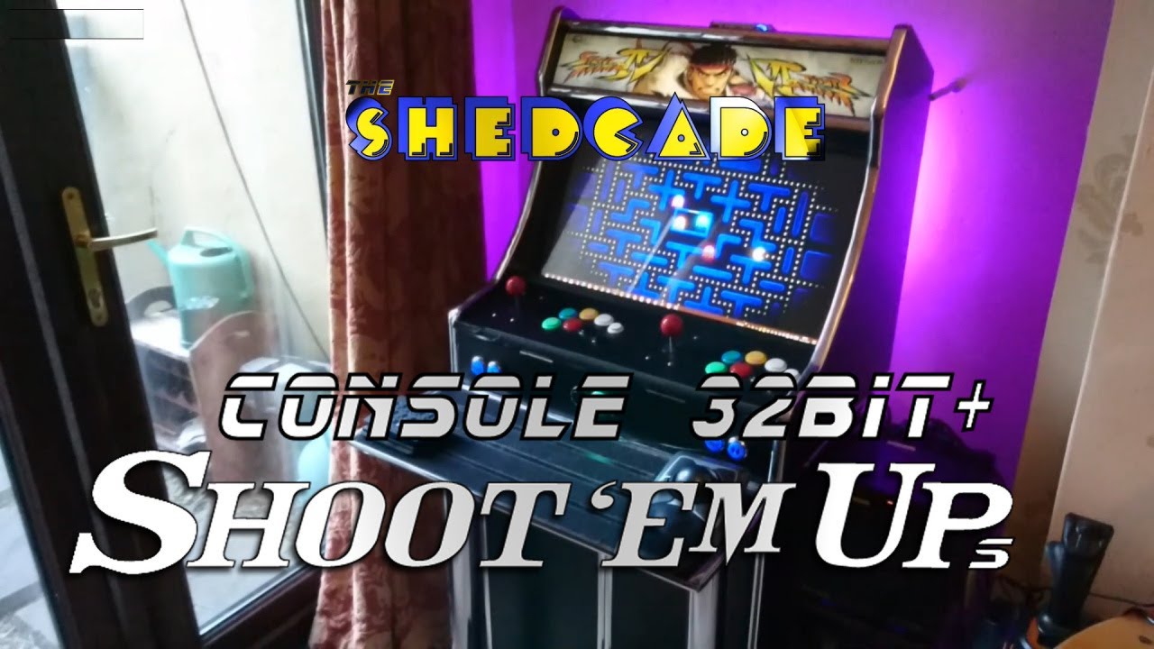 CoinOps Custom Cabinet - 32bit+ Console Shooters Menu Section - YouTube