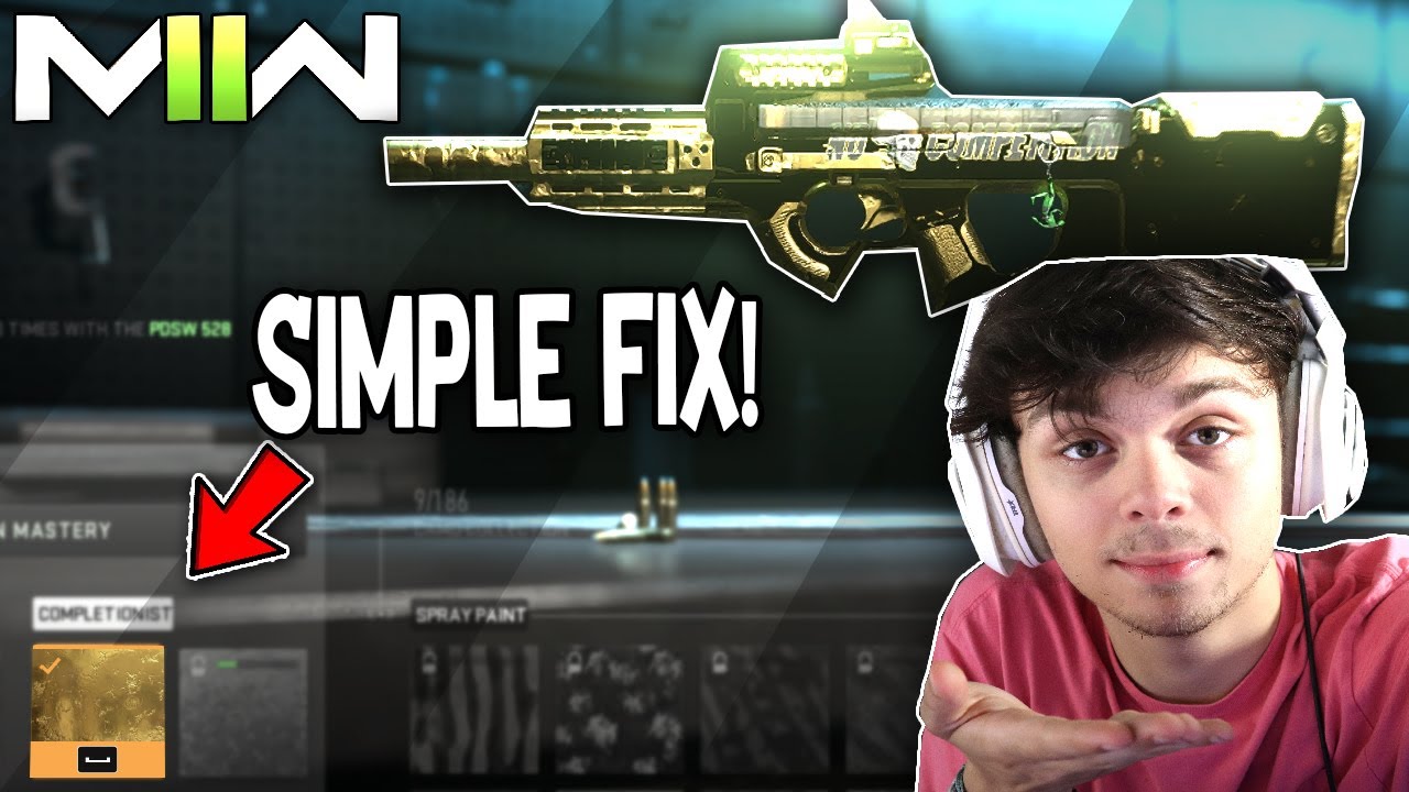 Gold Camo Glitch in MW2 (SIMPLE FIX) - YouTube