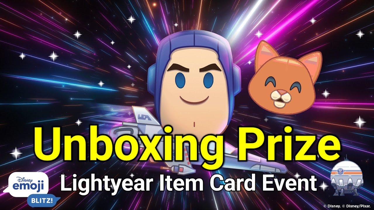 Lightyear Item Card Event Prizes (06/2022) - Disney Emoji Blitz - YouTube