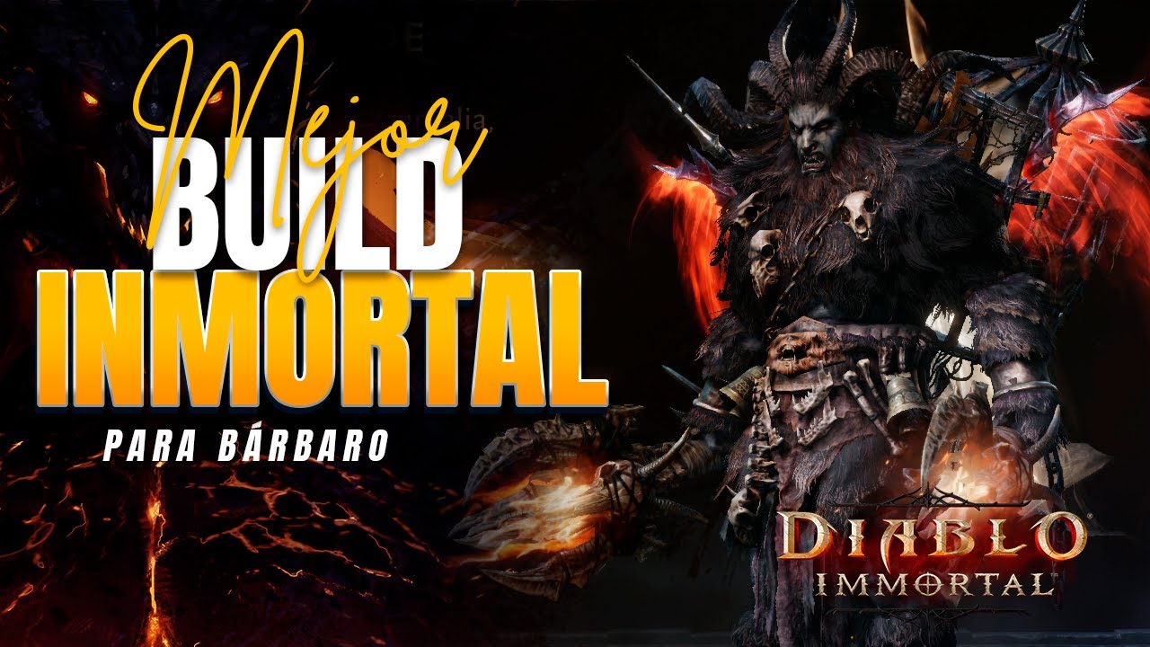 Build INMORTAL para BÁRBARO en INFERLICARIO - Diablo Immortal - YouTube